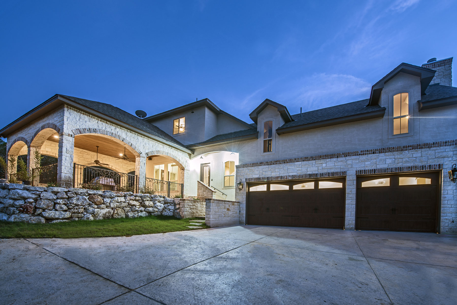 Exterior - Custom Home - Luxury Custom Home Builder San Antonio ...